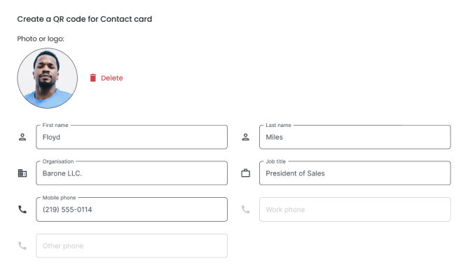 What are MeCard and vCard formats that are used for QR codes • QR Code ...
